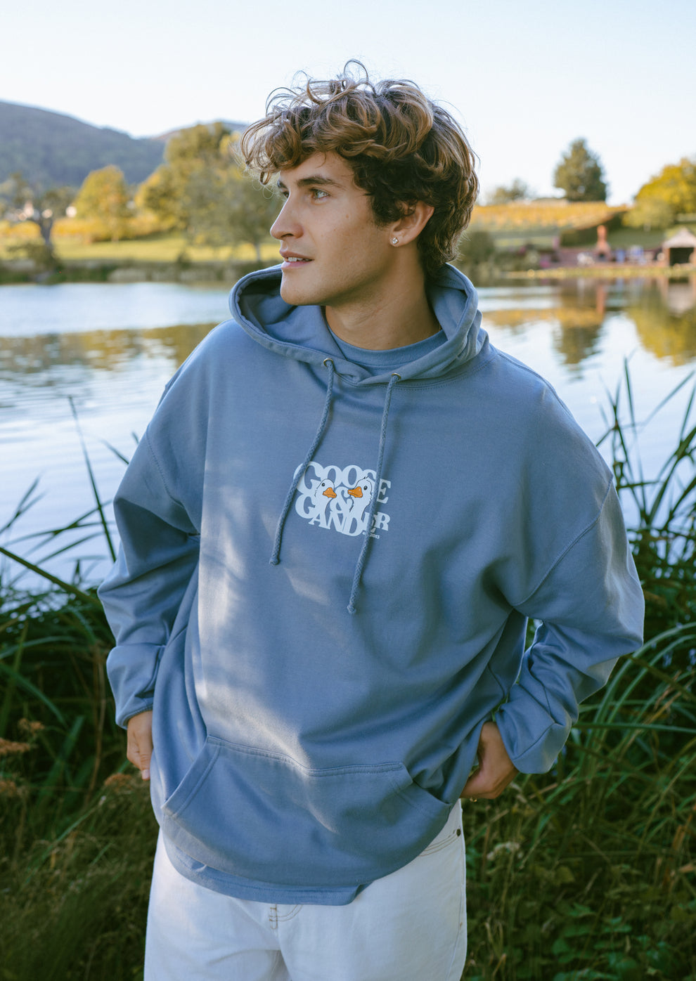 Unisex Goose Gambit Hoodie - Dusky Blue – Goose & Gander