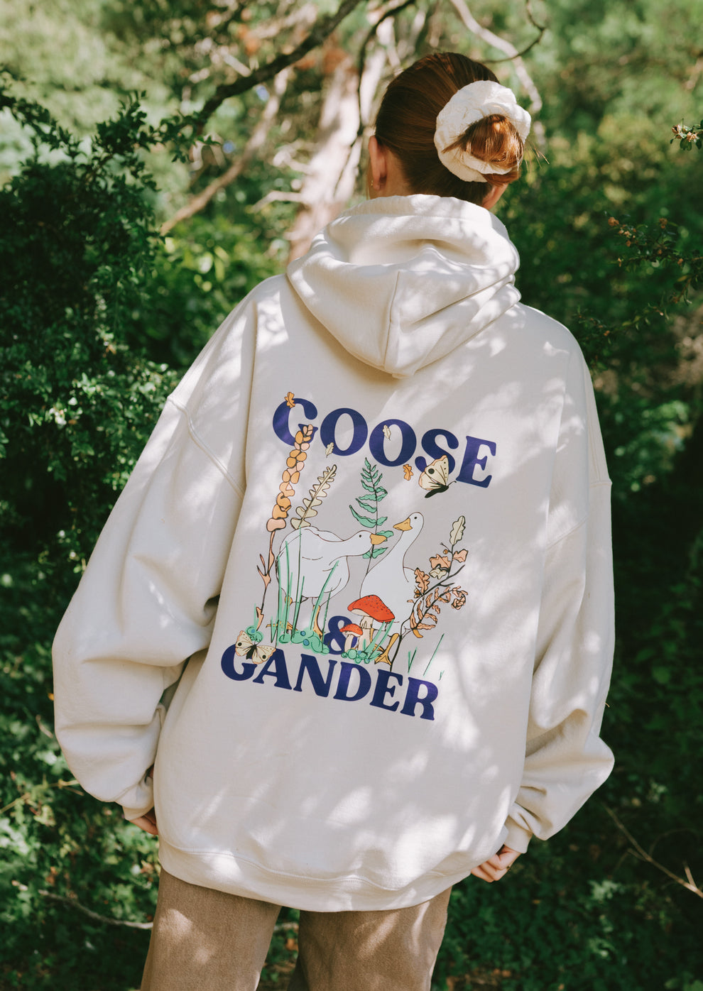 Unisex Woodland Goose Hoodie - Sand – Goose & Gander