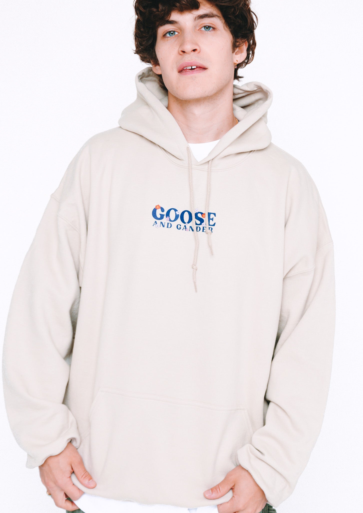 Unisex Wild Goose Printed Hoodie - Sand – Goose & Gander