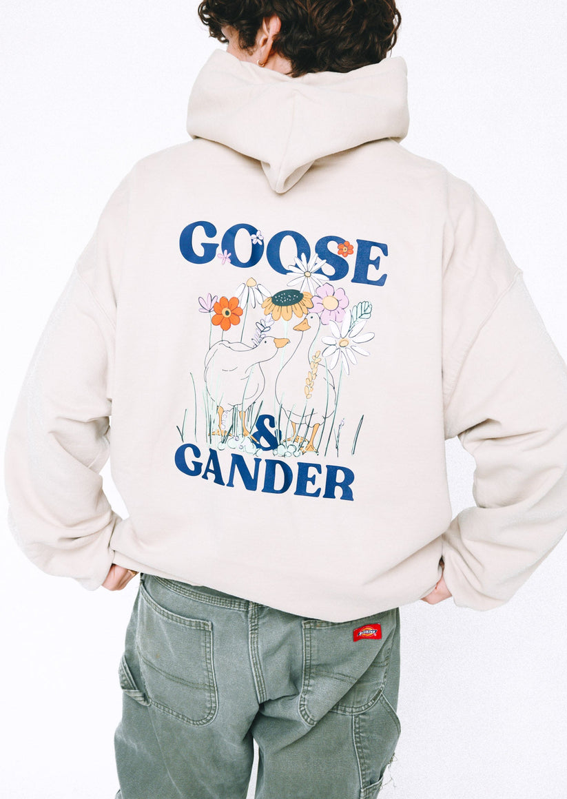 Unisex Wild Goose Printed Hoodie - Sand – Goose & Gander