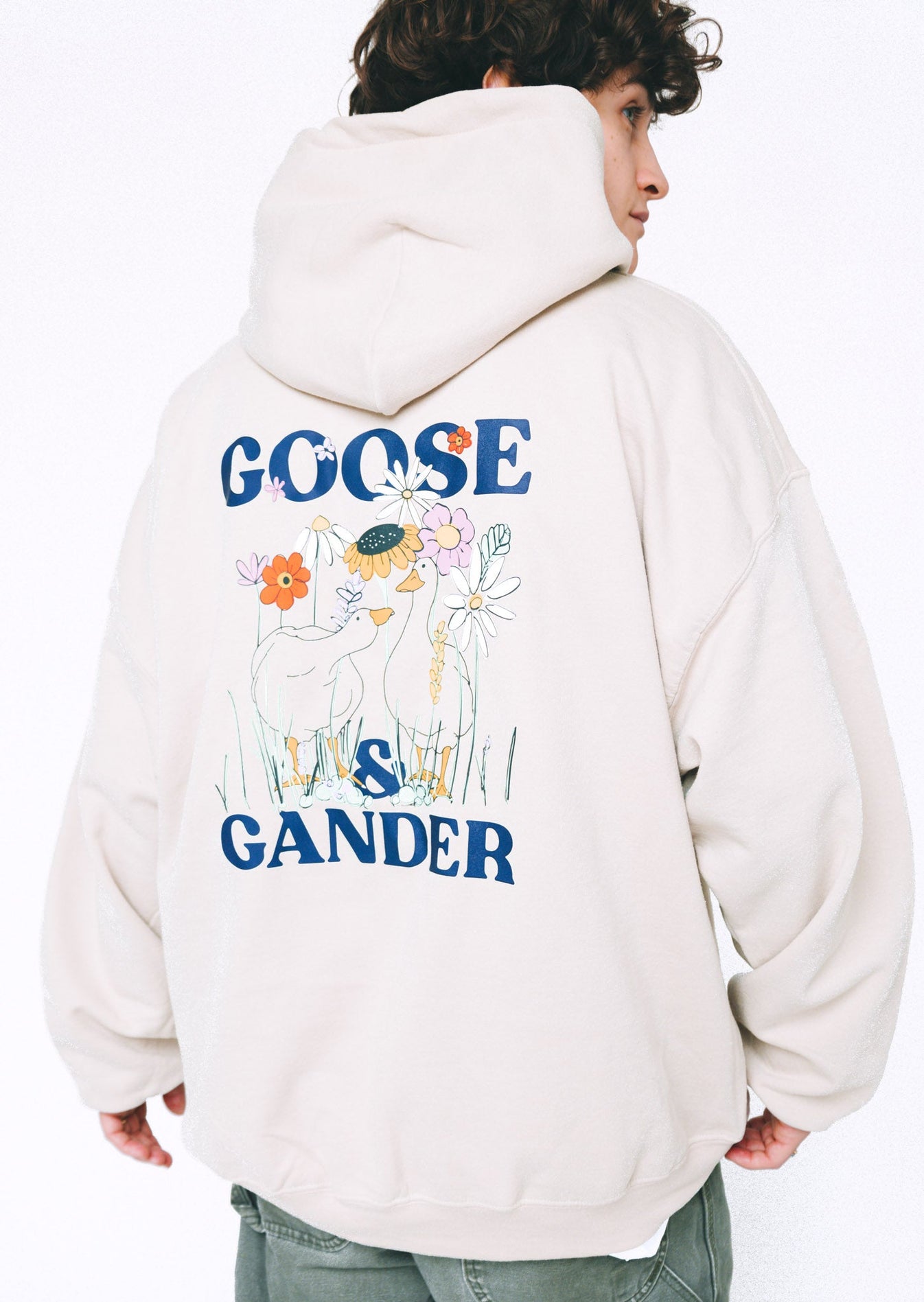Unisex Wild Goose Printed Hoodie - Sand – Goose & Gander
