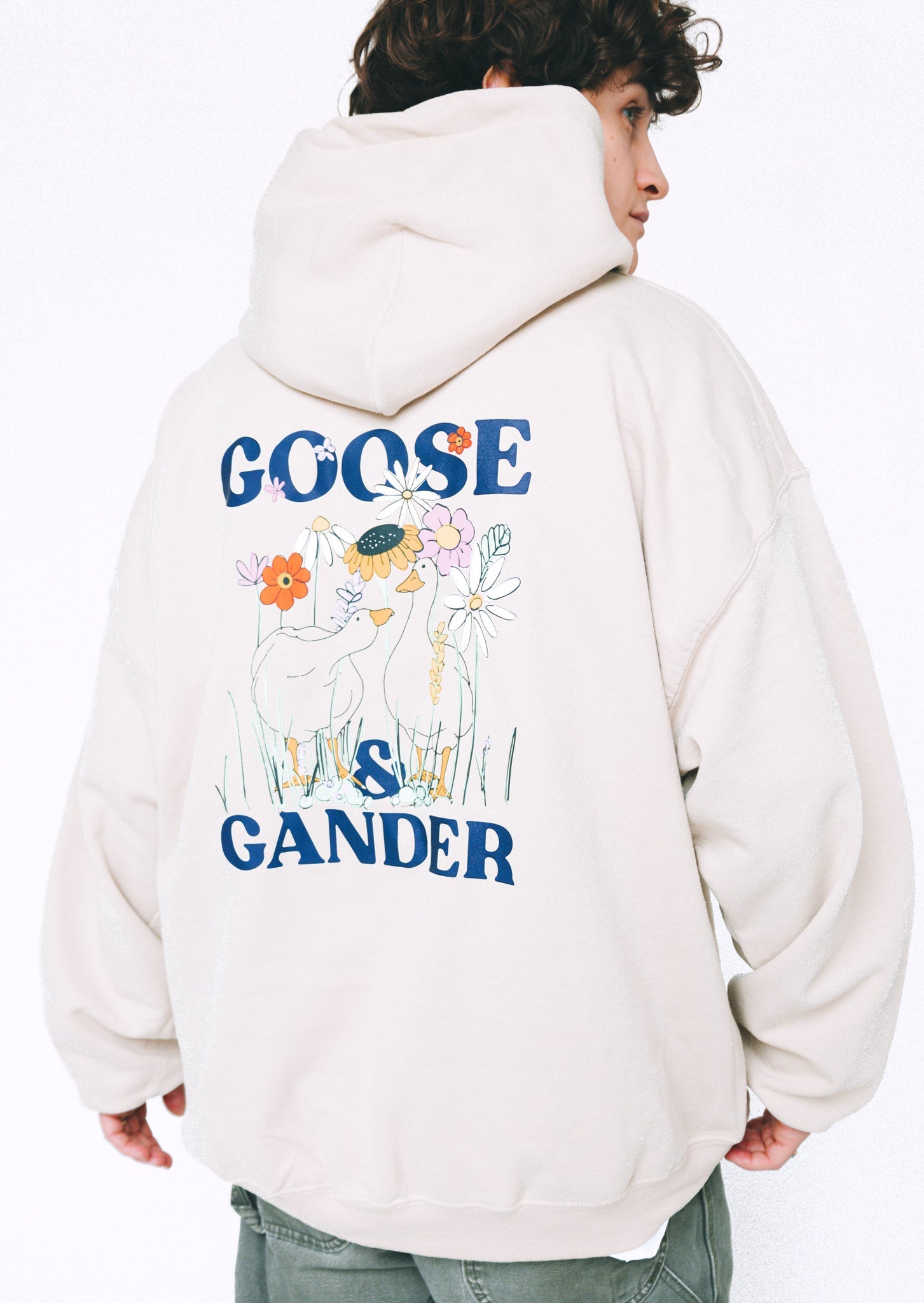 Unisex Wild Goose Printed Hoodie - Sand – Goose & Gander