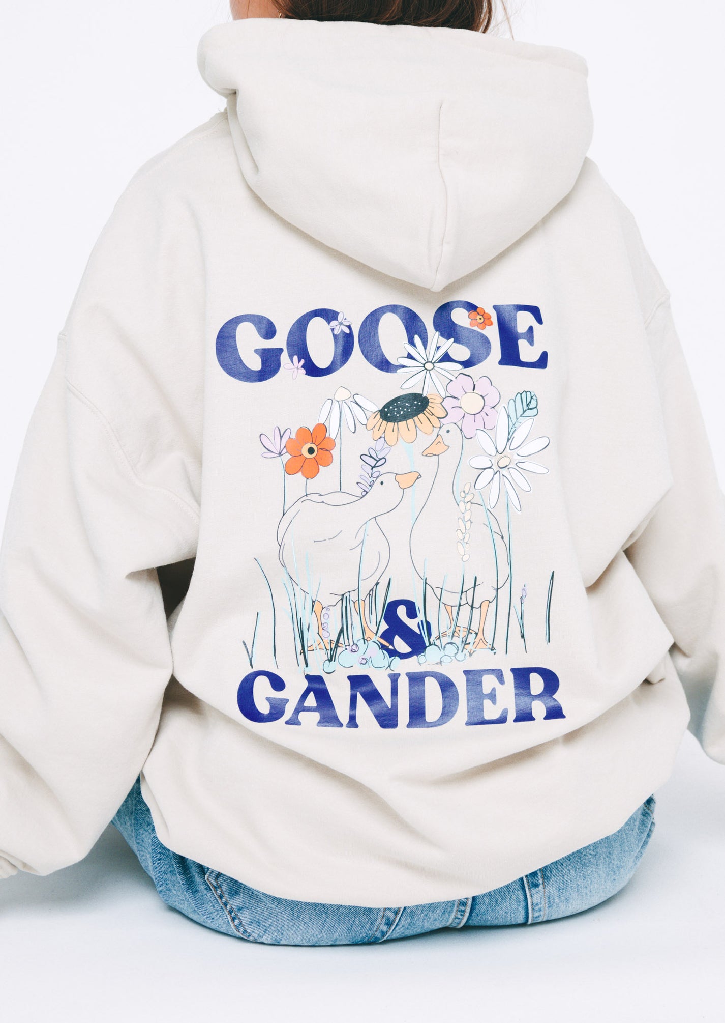 Unisex Wild Goose Printed Hoodie - Sand – Goose & Gander