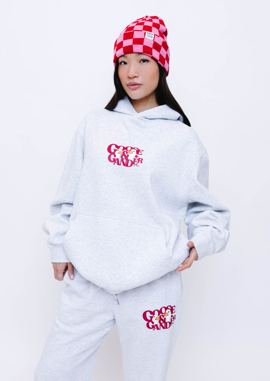 Unisex Heart Club Gambit Hoodie - Ash Grey – Goose & Gander