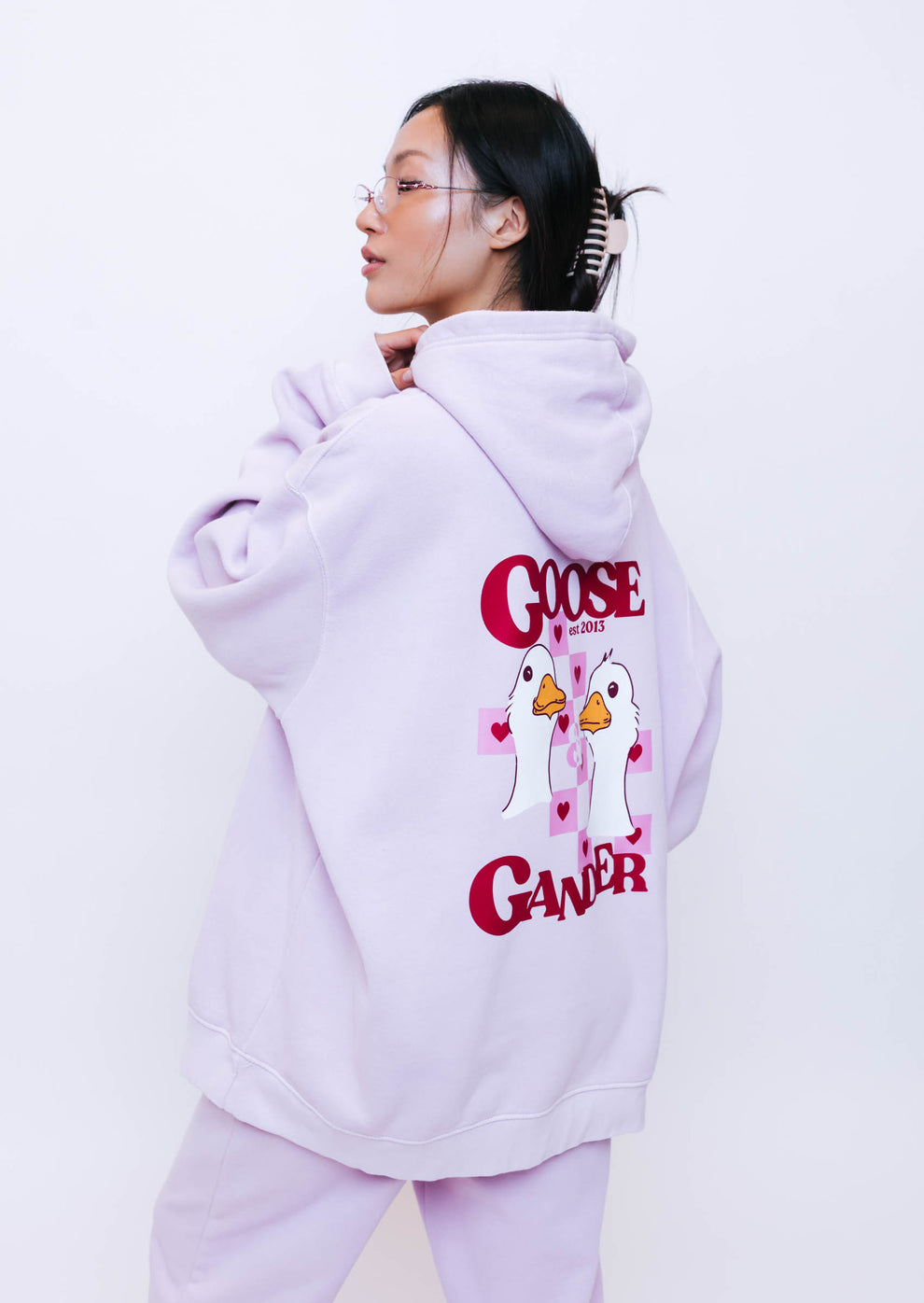 Unisex Heart Club Gambit Hoodie - Baby Pink – Goose & Gander