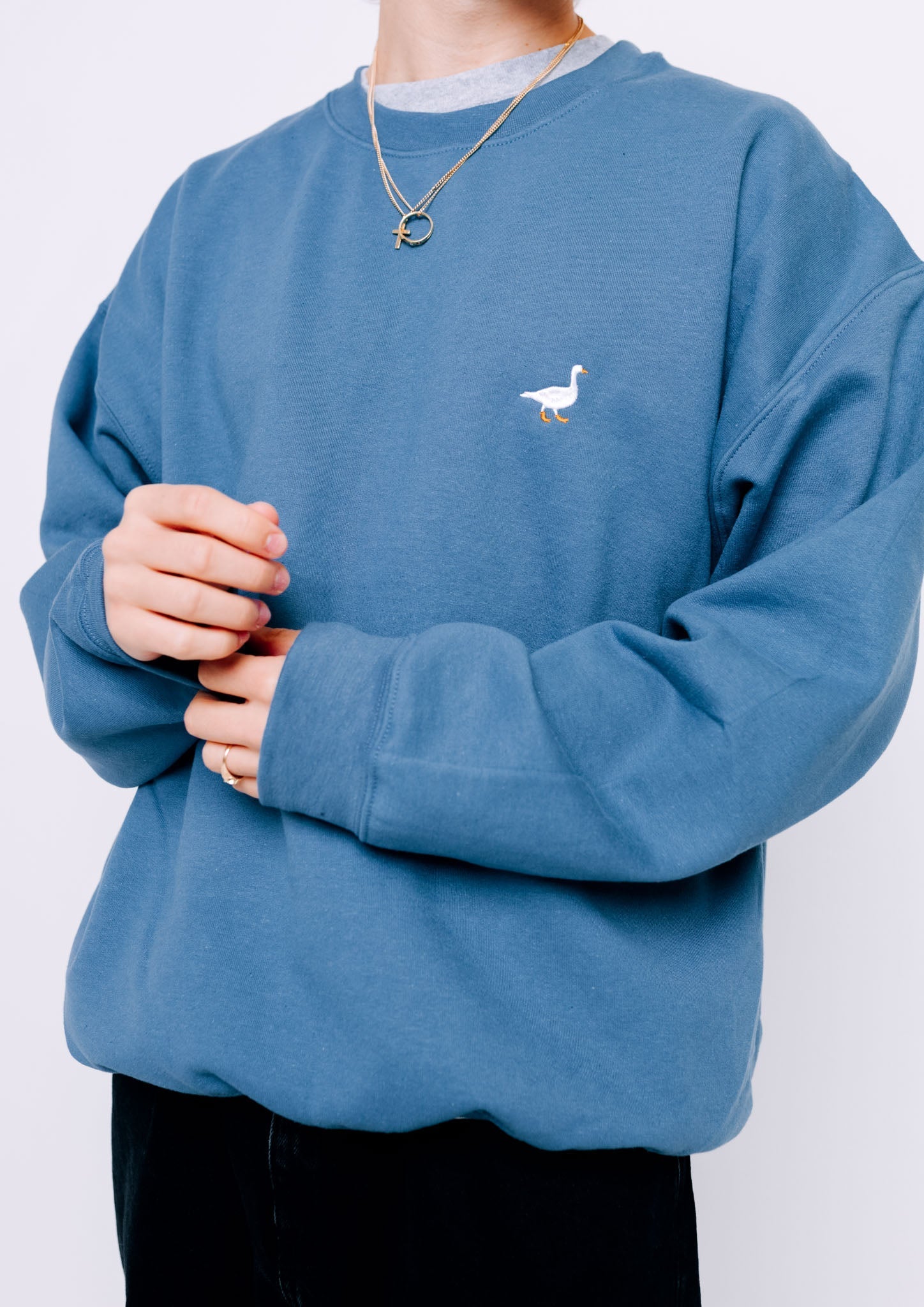Unisex Indigo Goose Sweatshirt – Goose & Gander